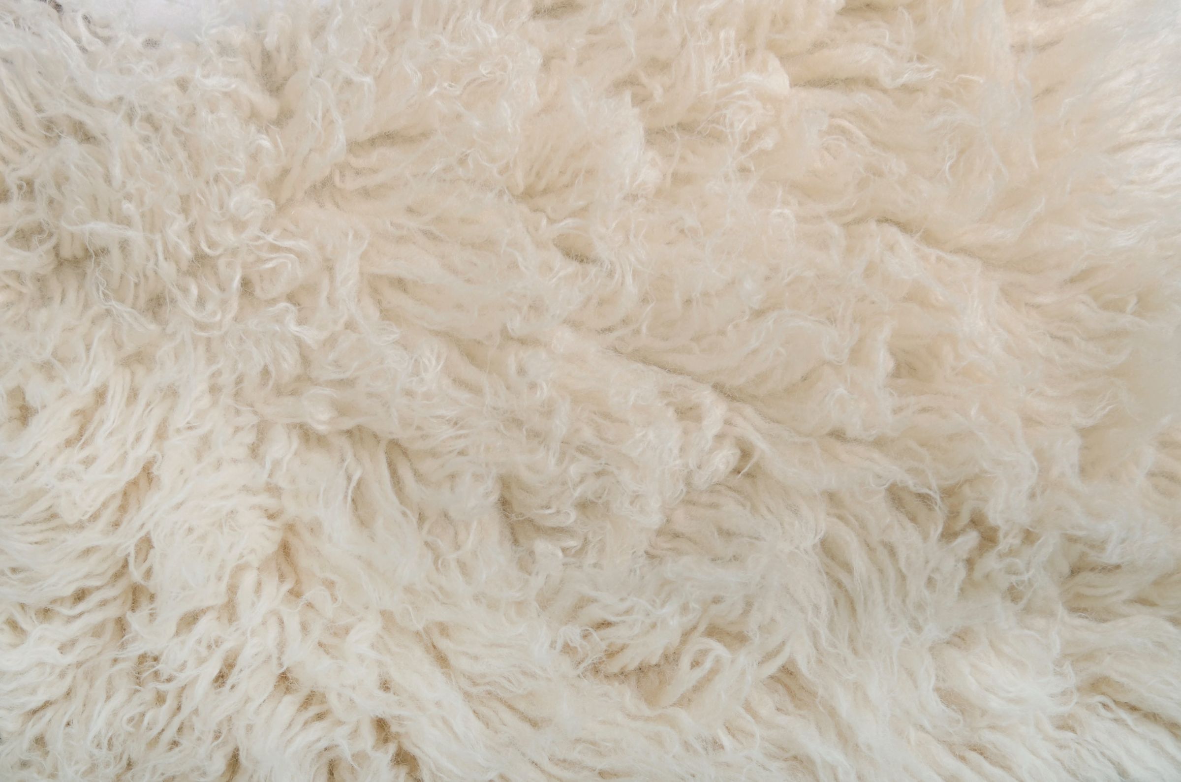 Ivory medium flokati