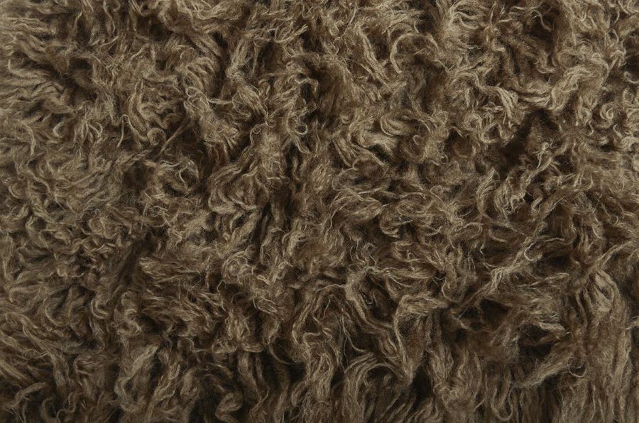 Chocolate large flokati