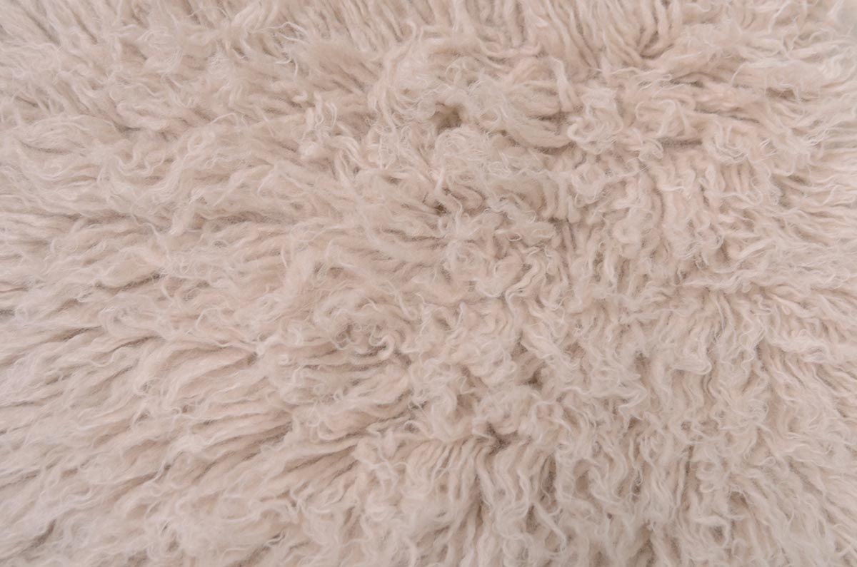 Flokati mediano beige