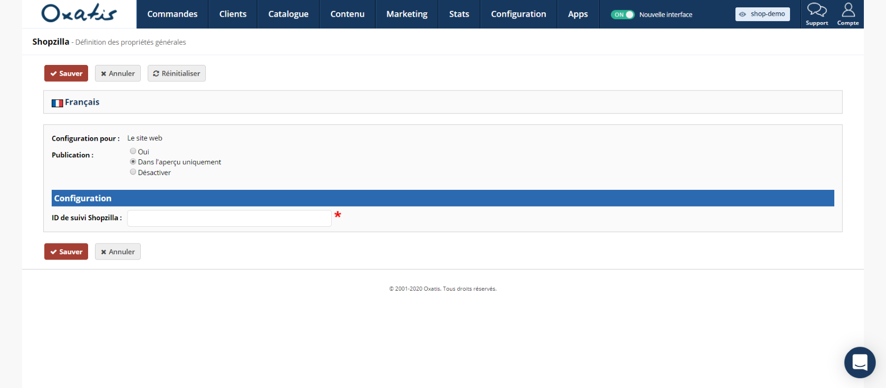 Oxatis Apps - Shopzilla - Visibilité Catalogue