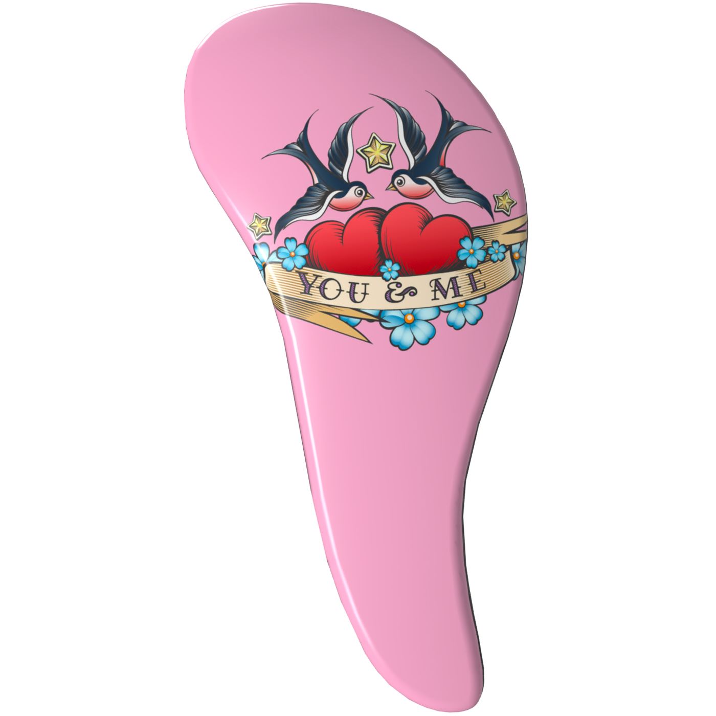 Brosse Démêlante D-Méli-Mélo Valentine Rocks Edition Rose