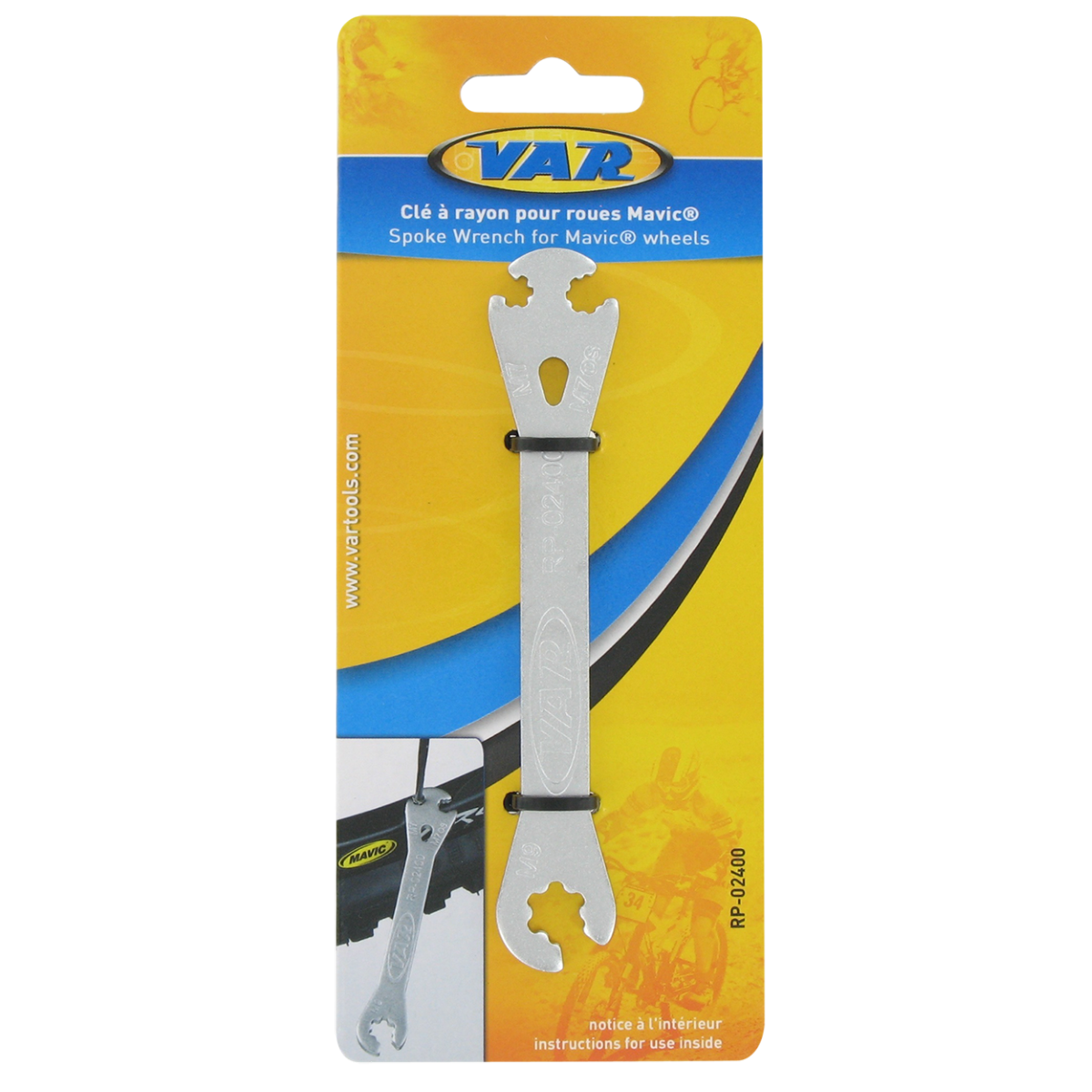 Spoke wrench for Mavic wheels - carded