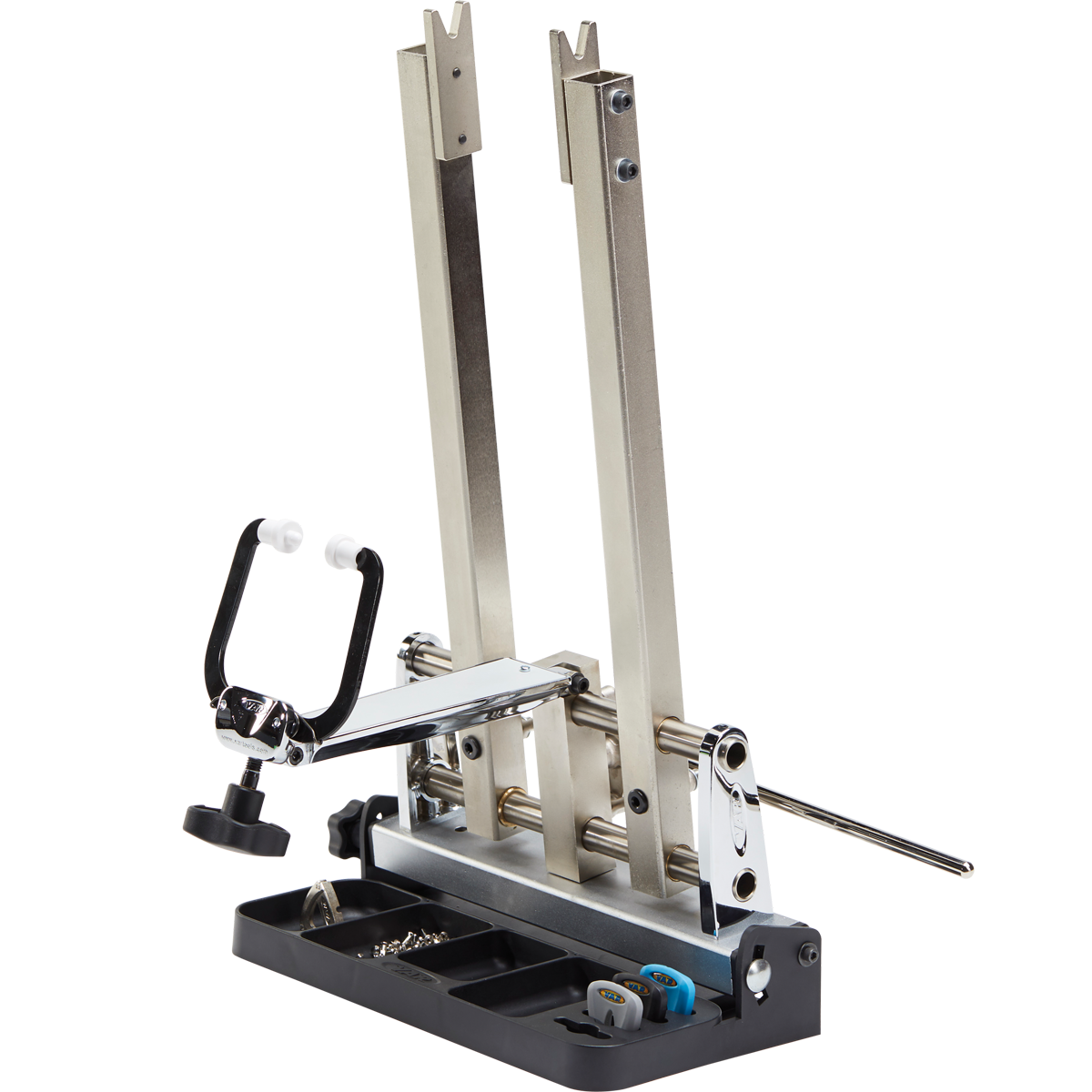 Wheel truing stand tilting base