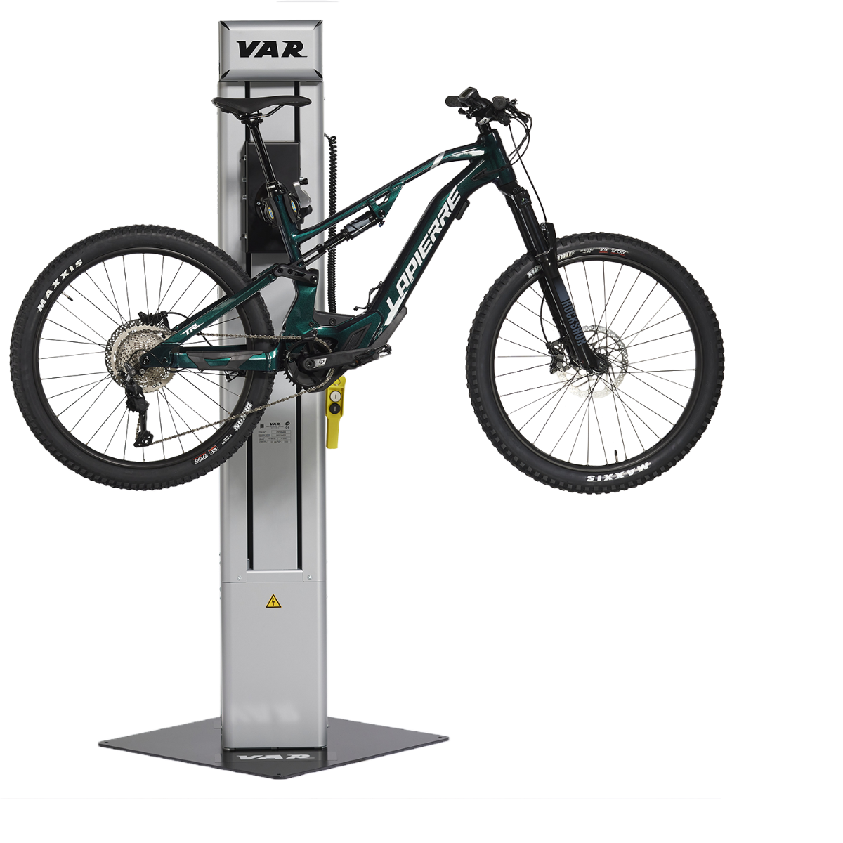 Electric repair stand with floor fastening - 1 clamp