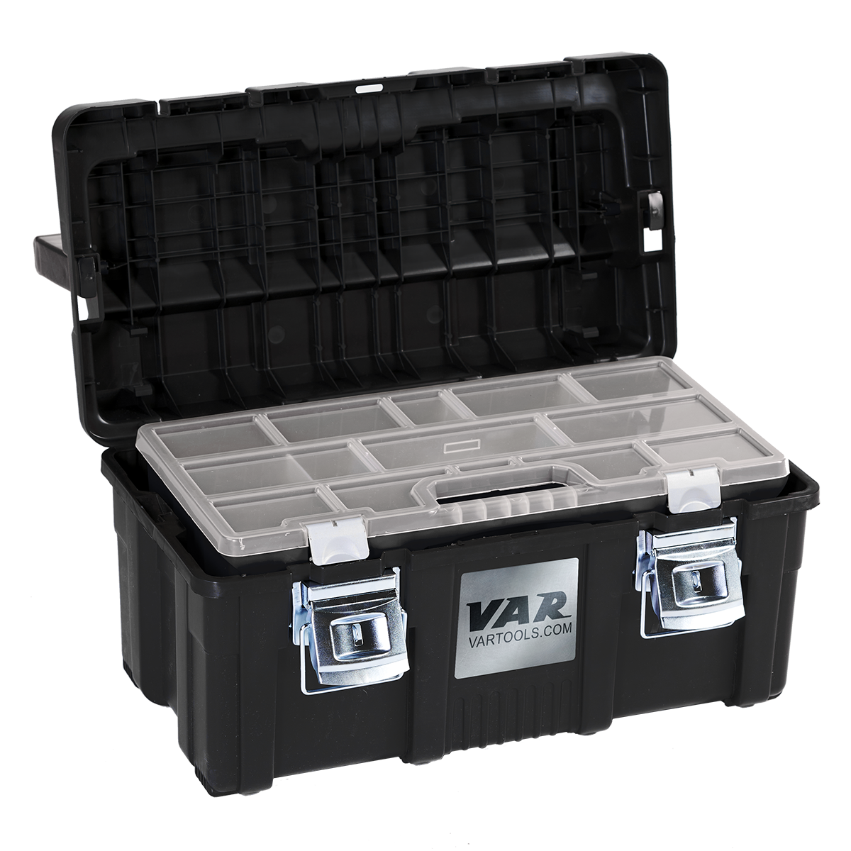 professional tool box with organizer