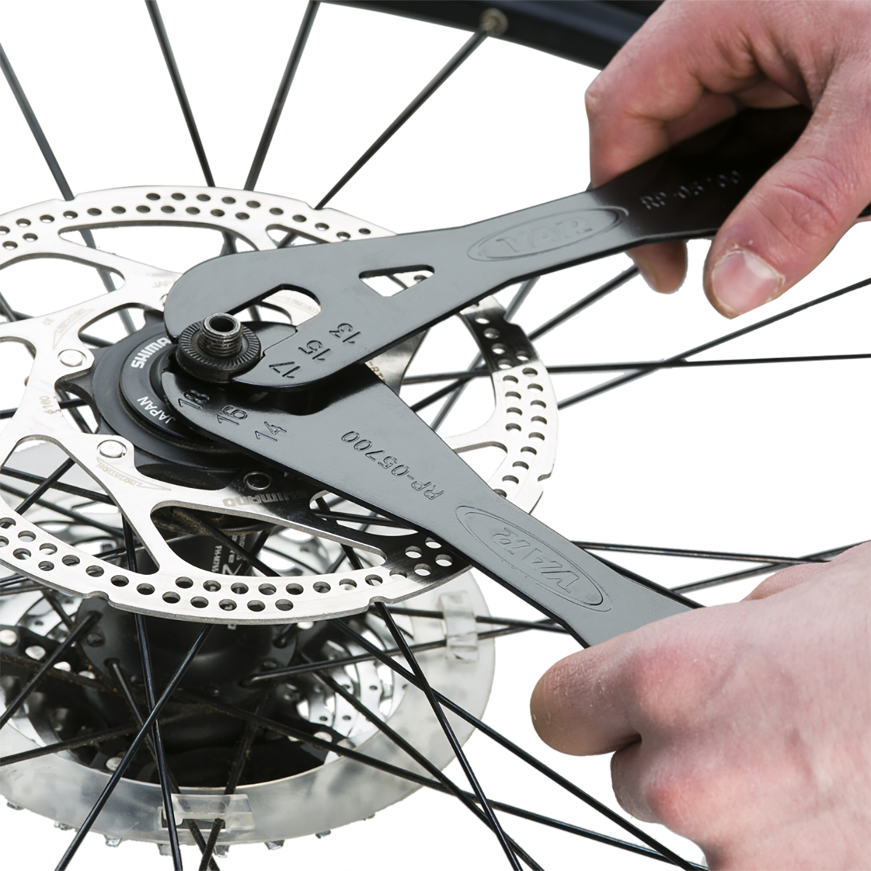 Set 2 hub cone wrenches 13/14/15/16/17/18mm - carded