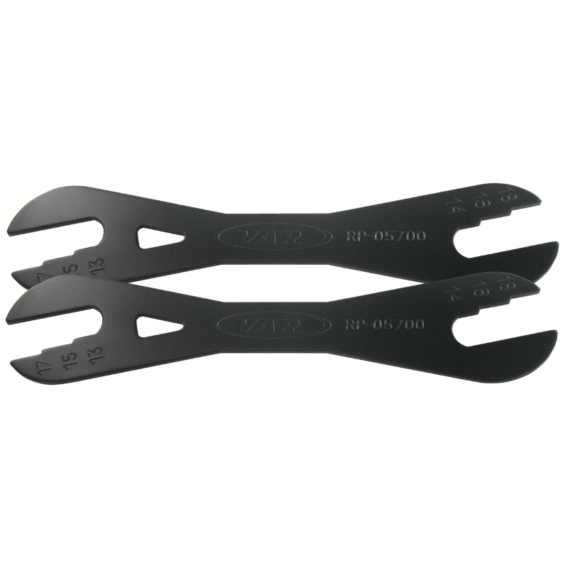 Set 2 hub cone wrenches 13/14/15/16/17/18mm - carded