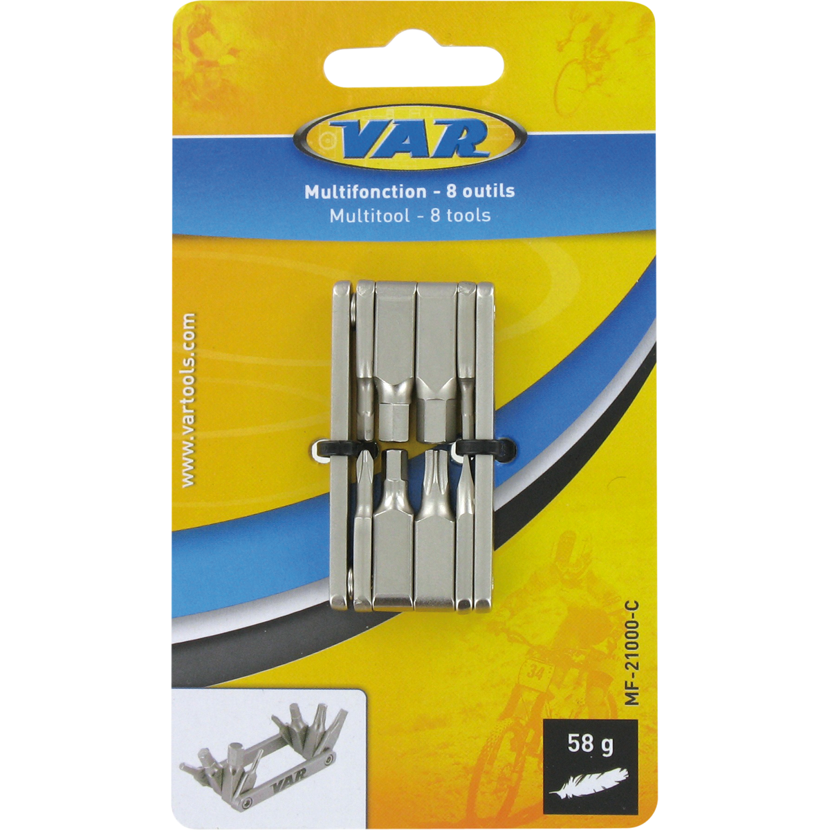 Micro multi-tool 8 functions - carded