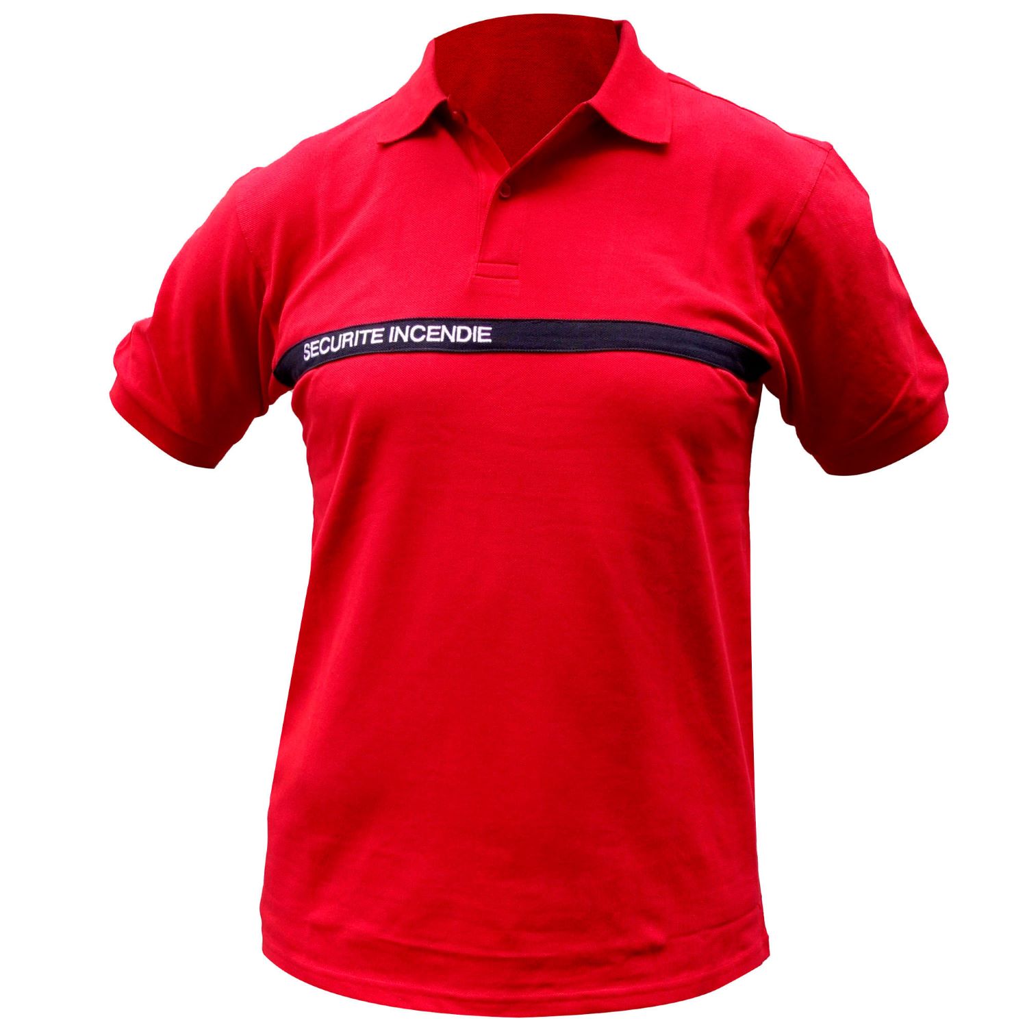 POLO ROUGE SECURITE INCENDIE