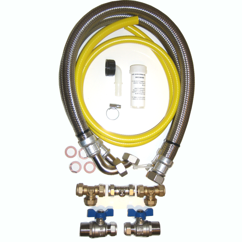 15mm High Flow Water Softener Installation Kit 1500mm Hoses| GMAutoflow